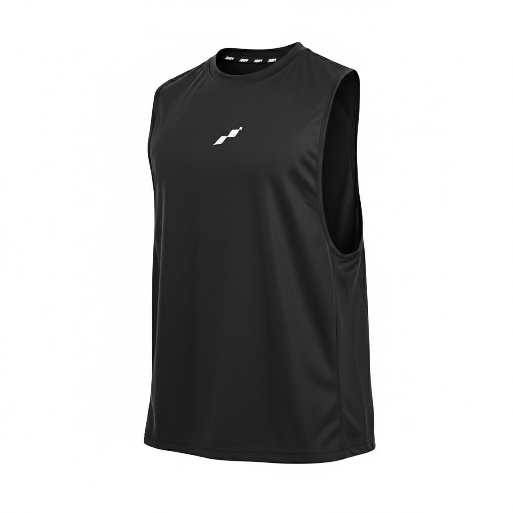 Black Pro Drop Arm Tank - JUMPP - BlackNavy
